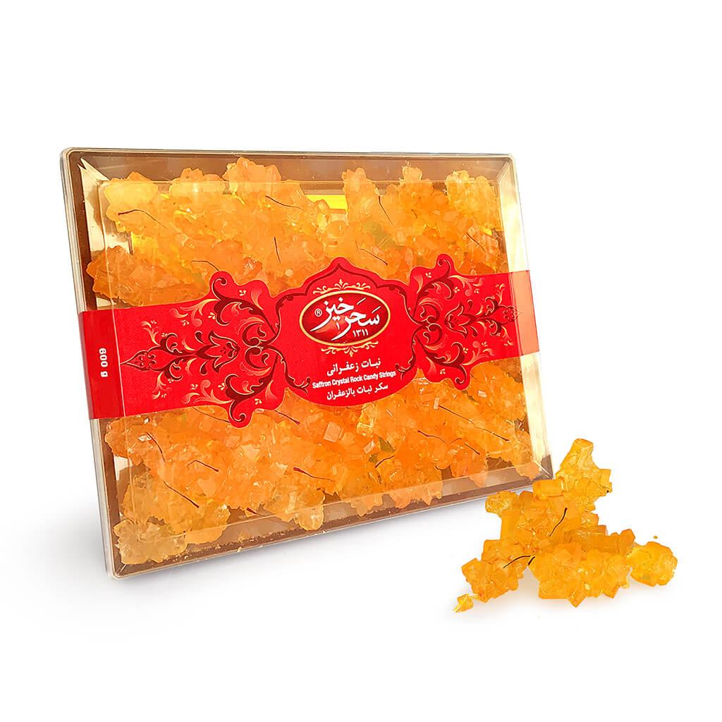 Saharkhiz - Saffron Rock Candy - Crystal Box (600g) — Baran Market